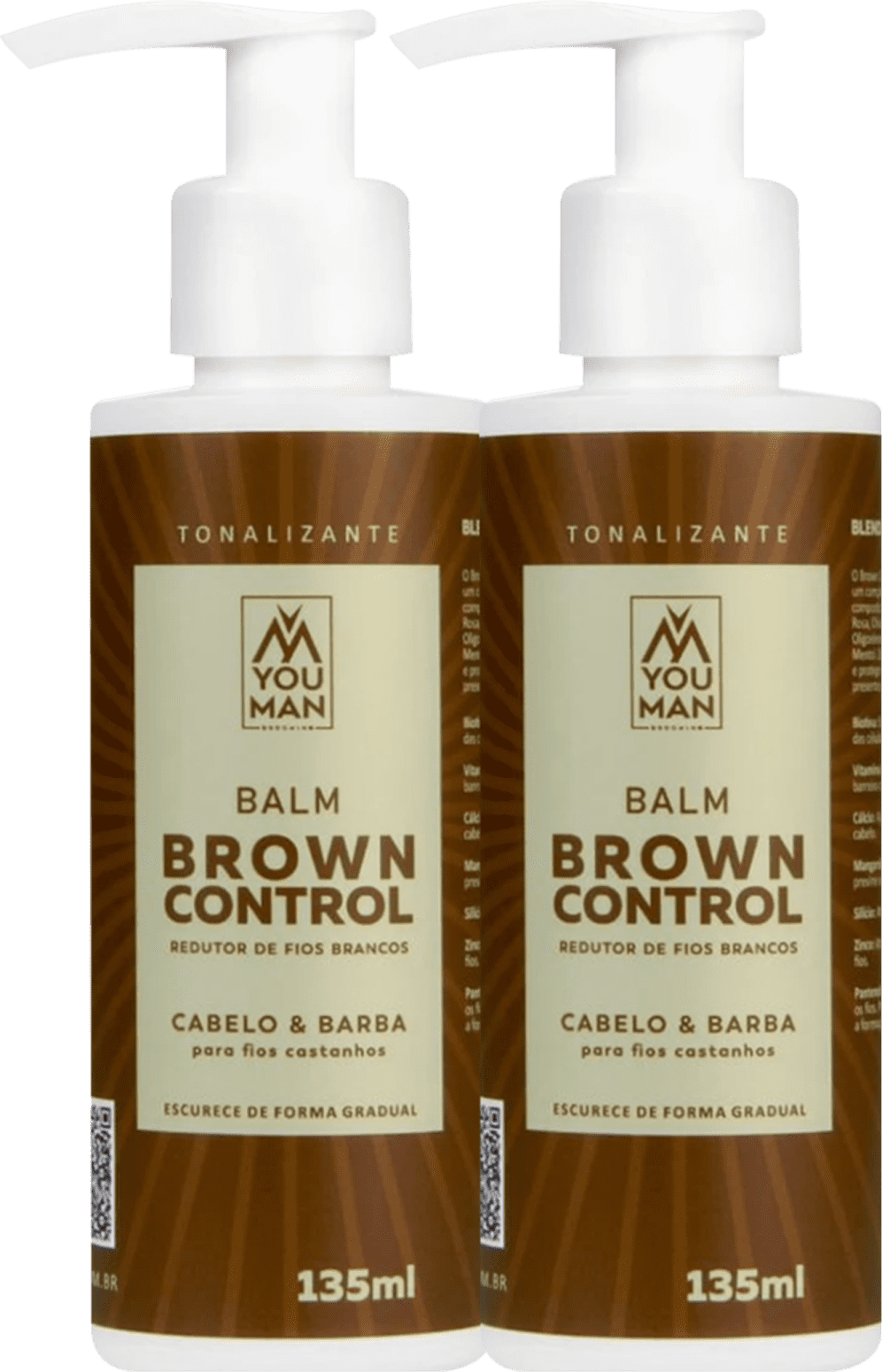Kit You Man Grooming Brown Control Balm Duo | Beleza na Web