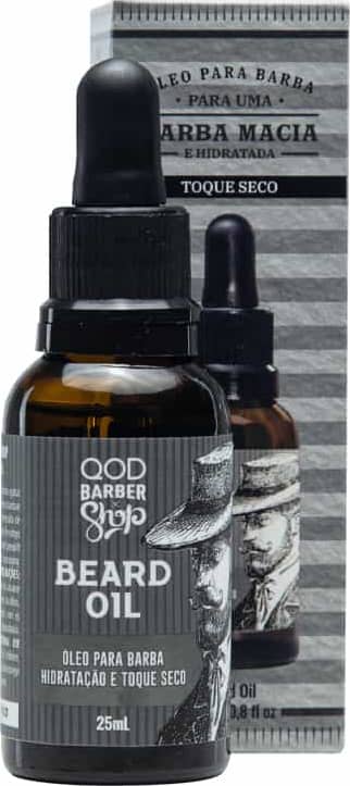 Óleo de Barbear QOD Barber Shop Beard Oil Toque Seco | Beleza na Web