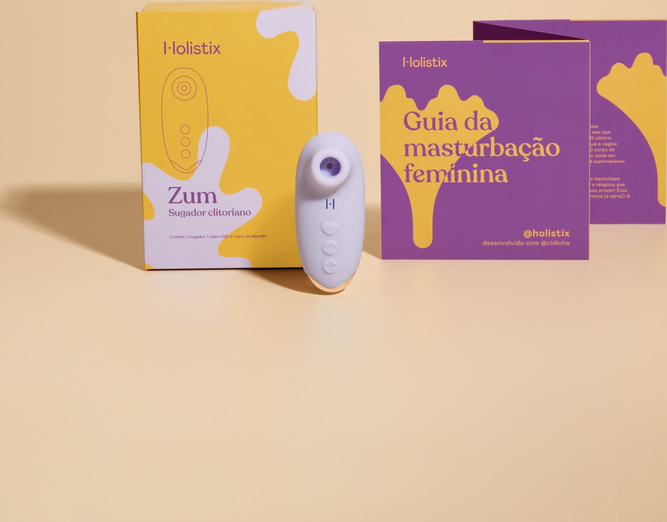 Vibrador Holistix Sugador Clitoriano Zum | Beleza na Web