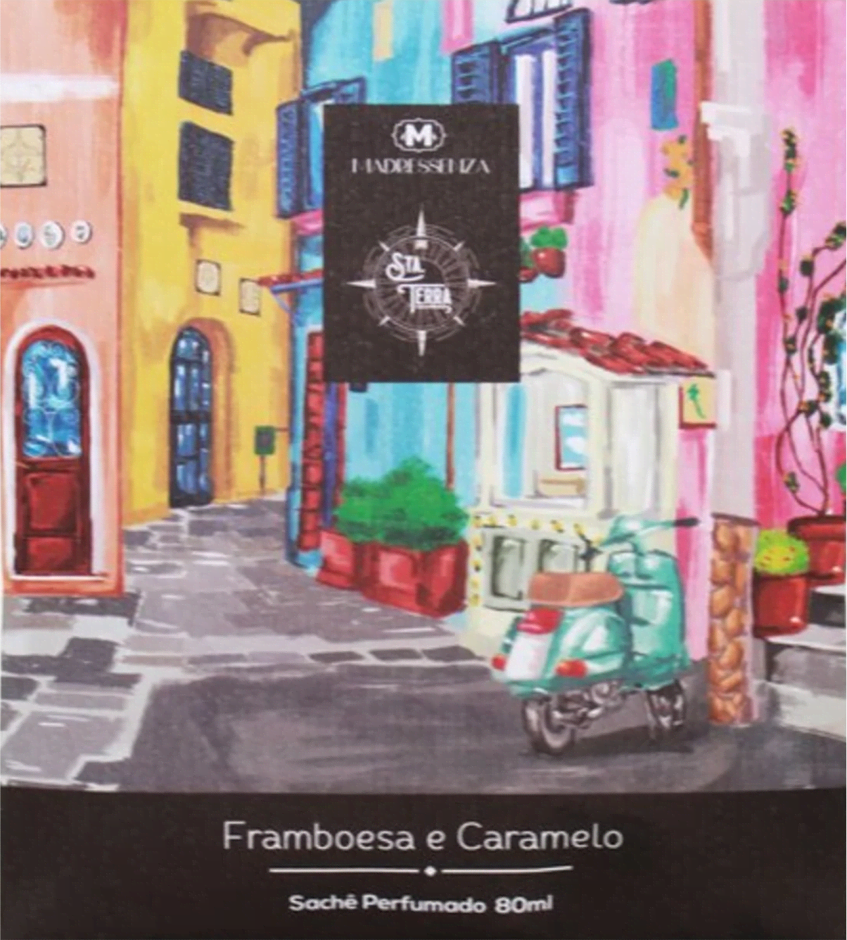 Sachê Perfumado Madressenza Framboesa e Caramelo | Beleza na Web