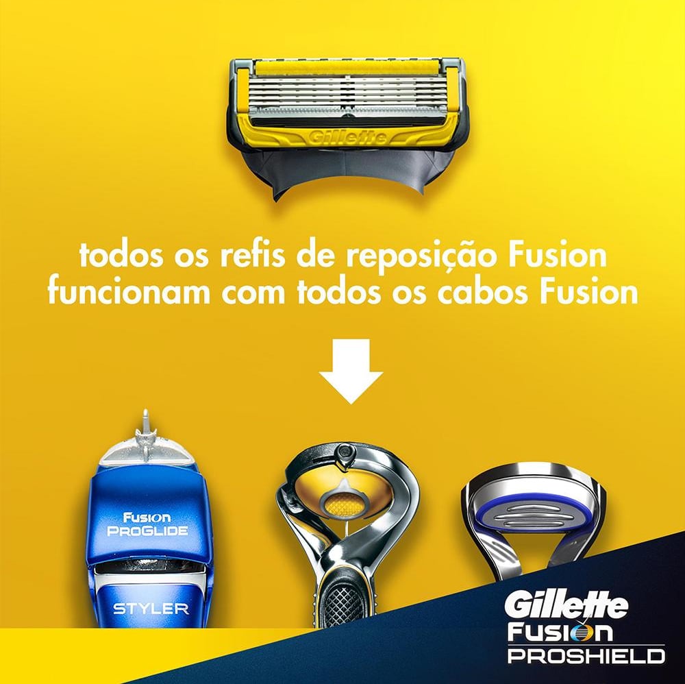 Aparelho de Barbear Gillette Fusion Proshield