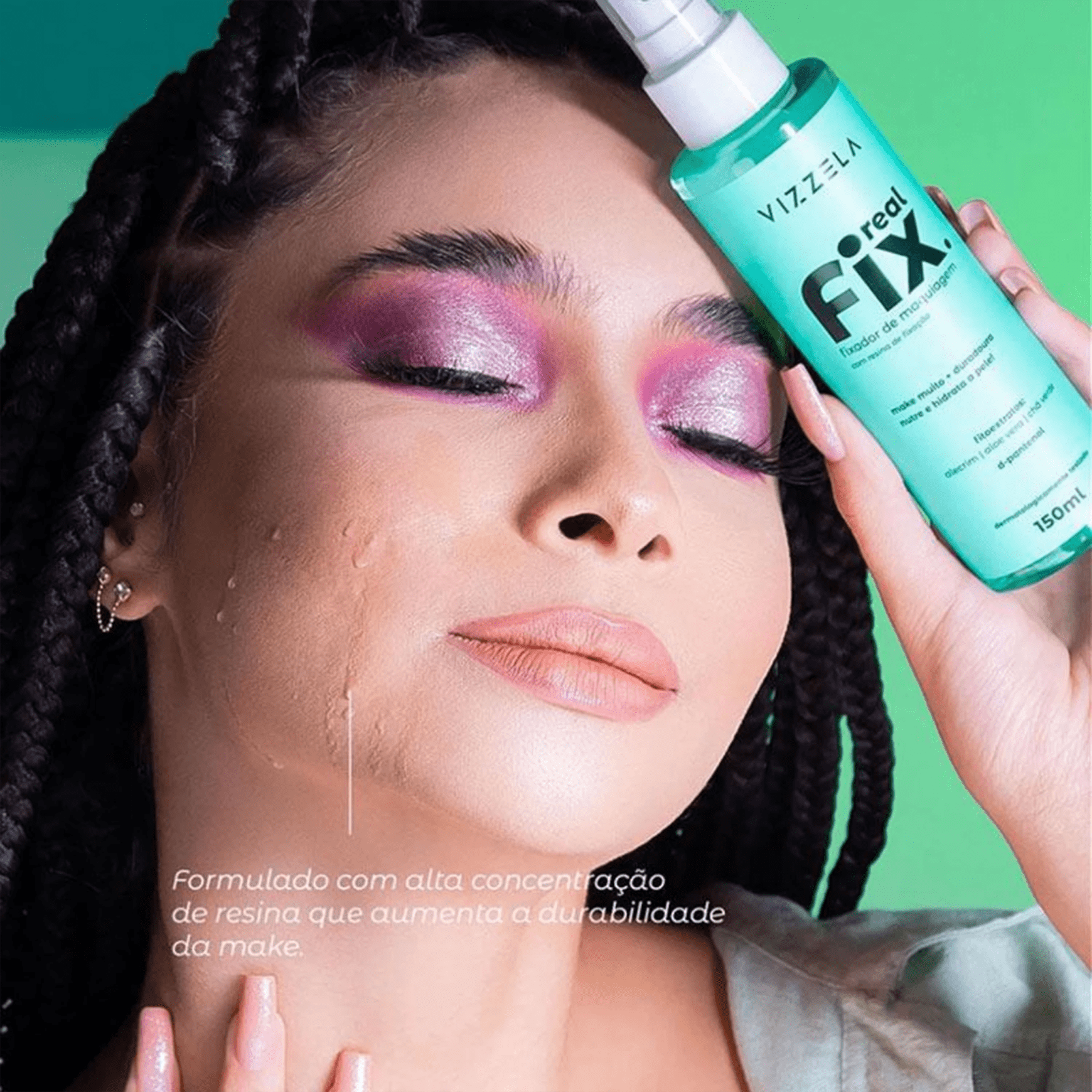 Fixador de Maquiagem Vizzela Real Fix | Beleza na Web