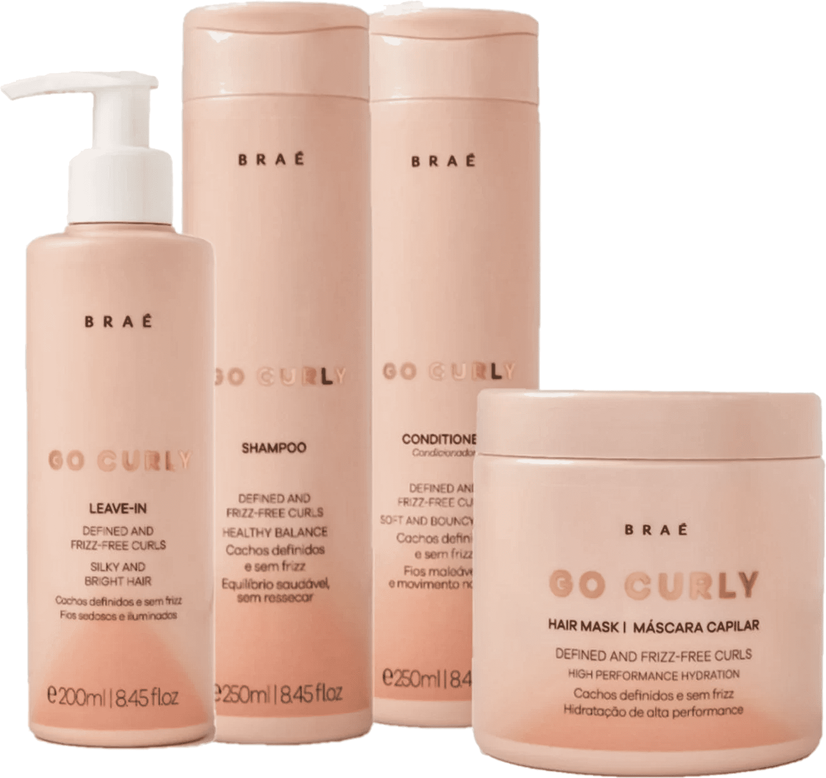 Kit Braé Go Curly Completo Plus | Beleza na Web