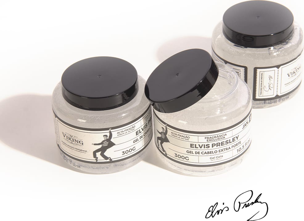 Gel de Cabelo Viking Elvis Presley | Beleza na Web