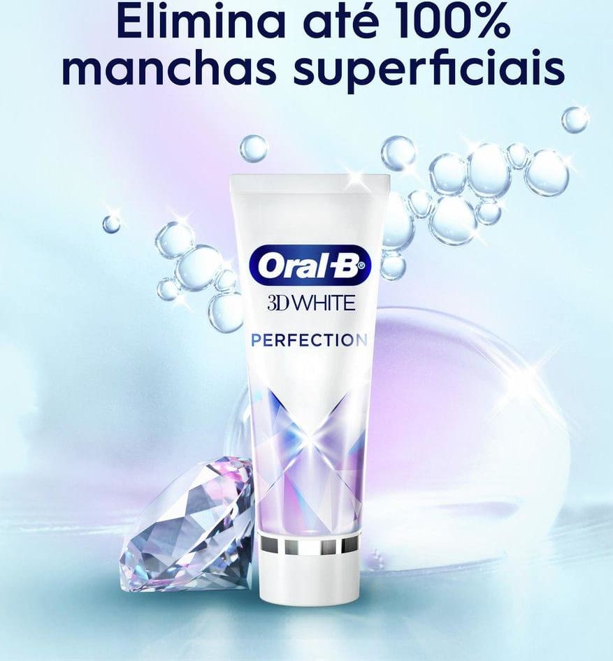 Creme Dental Clareador Oral-B 3D White Perfection 102g