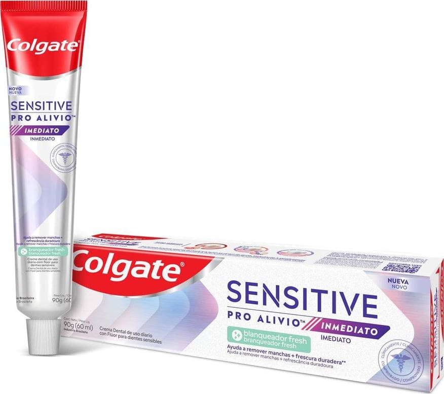 Creme Dental Colgate Sensitive Pro-Alívio Imediato Branqueador 90g