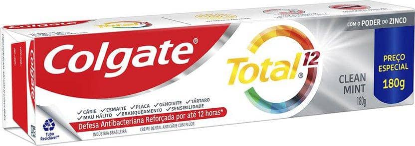 Creme Dental Colgate Total 12 Clean Mint | Beleza na Web