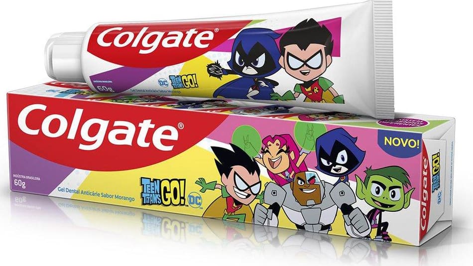 Creme Dental Infantil Colgate Kids Teen Titans Go | Beleza na Web