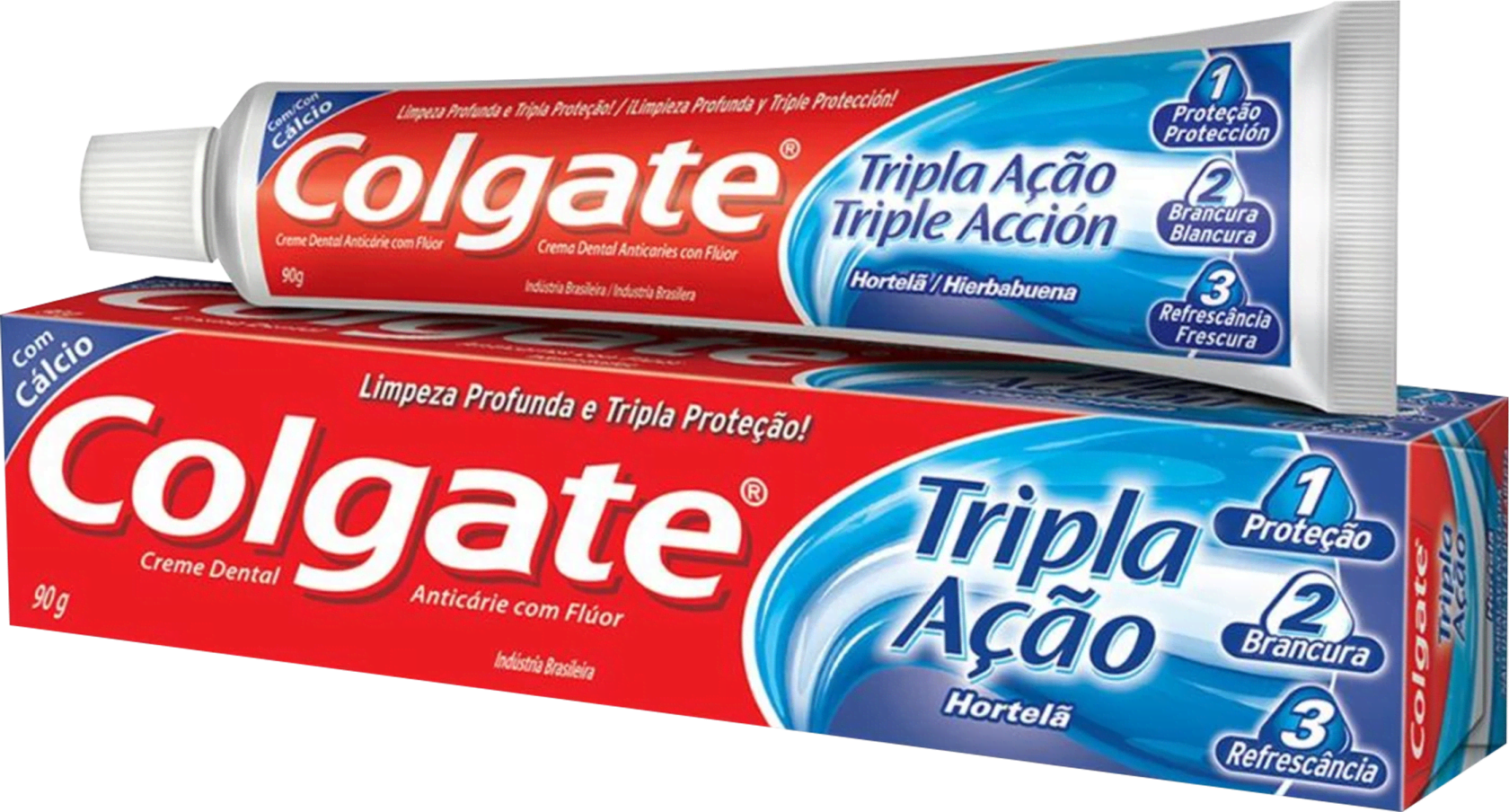 Creme Dental Colgate Tripla Ação Hortelã 90g