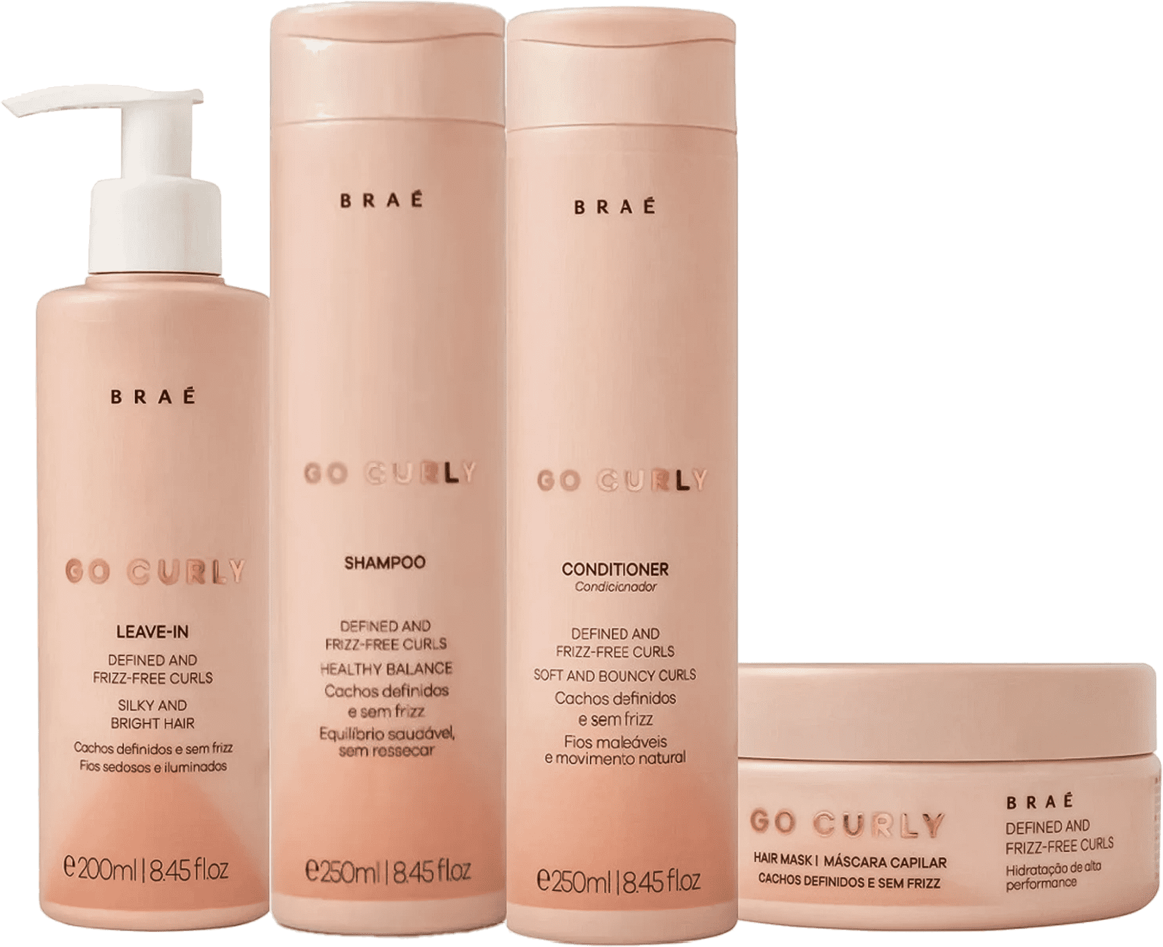 Kit BRAÉ Go Curly Home Care Glow Squad | Beleza na Web