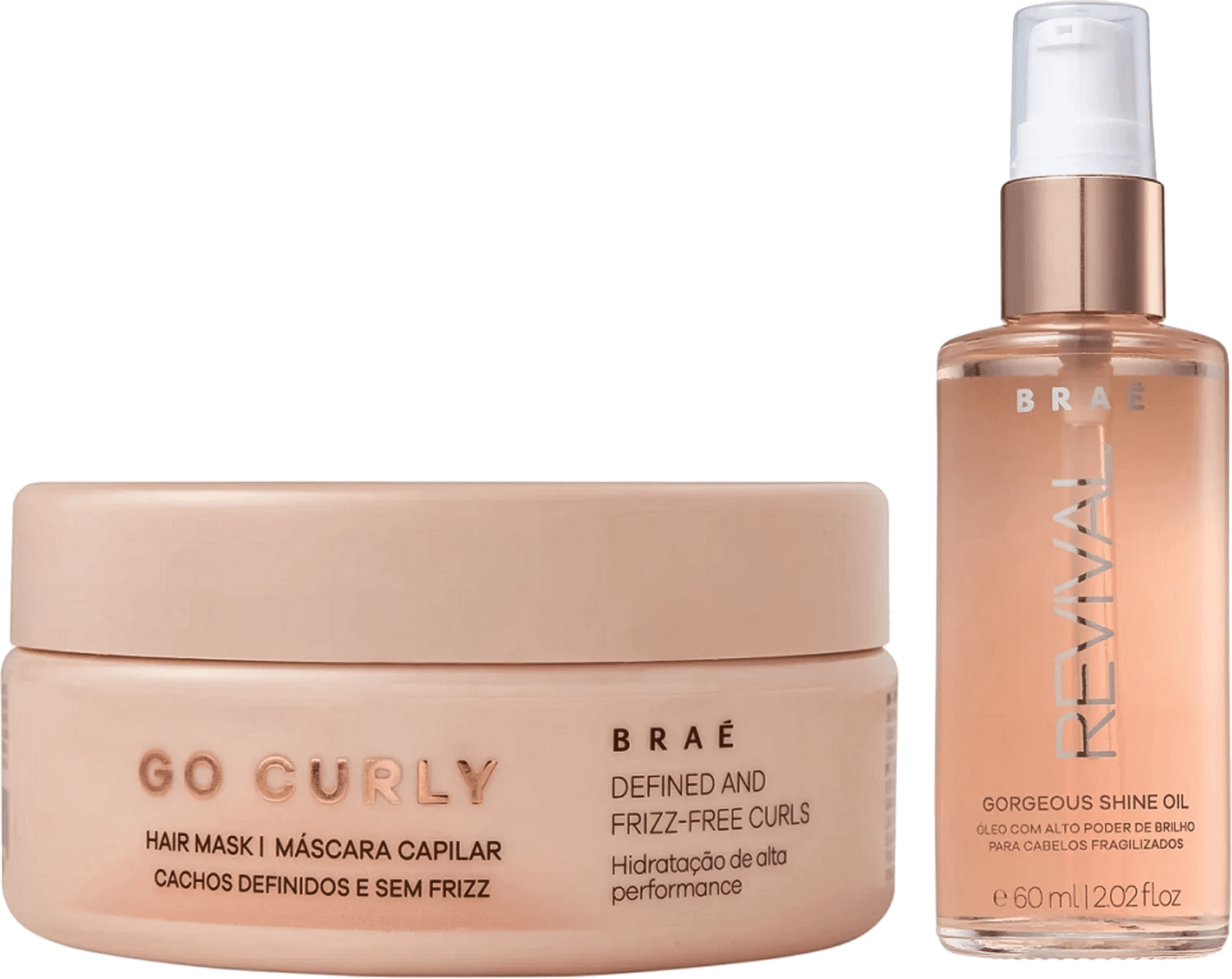 Kit BRAÉ Go Curly Gorgeous Duo | Beleza na Web