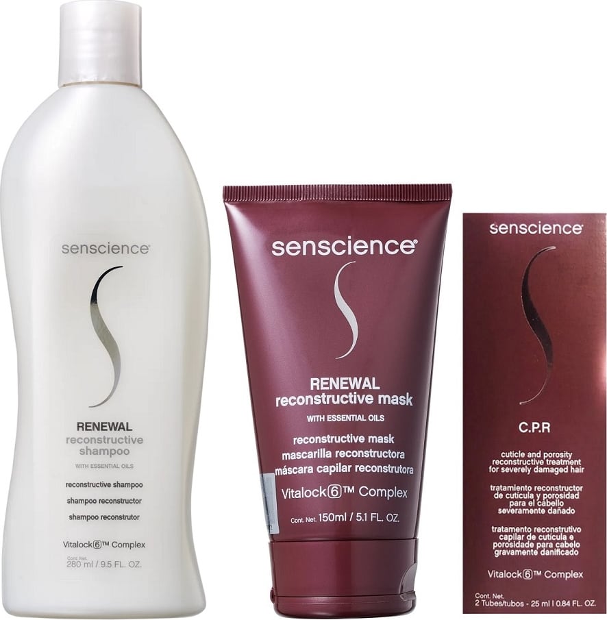 Kit Senscience Renewal C.P.R Treatment | Beleza na Web