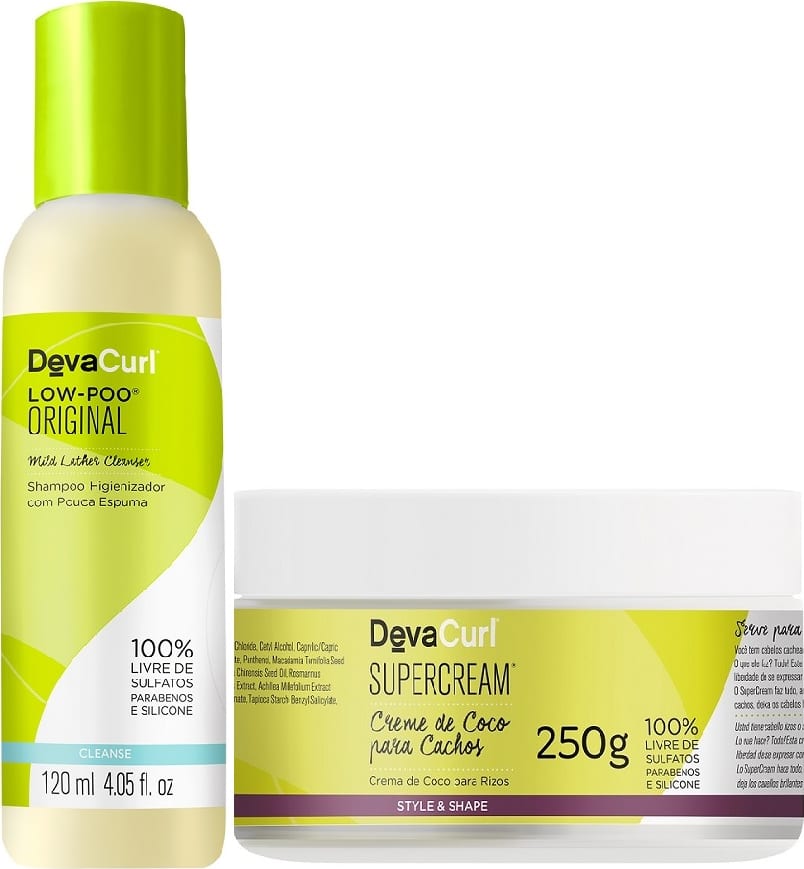 Kit Deva Curl Low Poo Original Supercream | Beleza Na Web