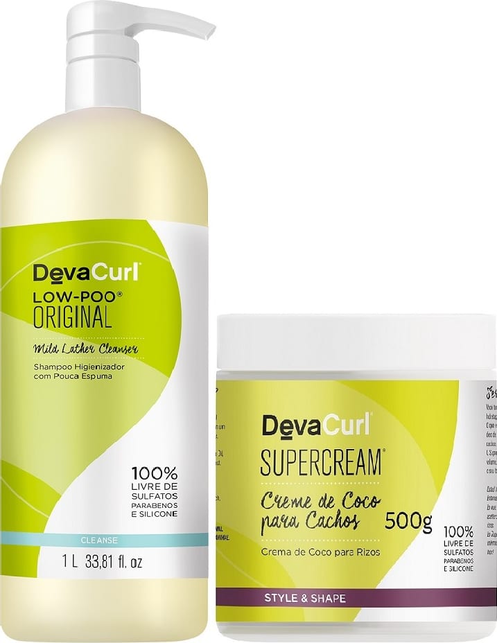 Kit Deva Curl Low Poo Original Supercream Full | Beleza Na Web