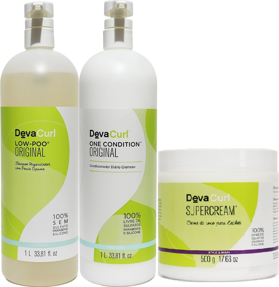 Kit Deva Curl Original & Supercream Trio Super | Beleza Na Web