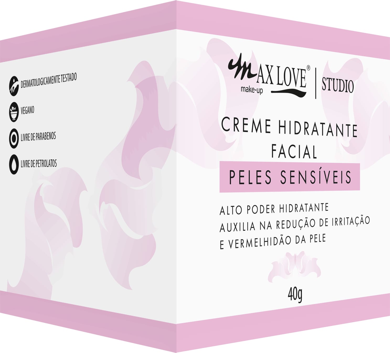 Creme Hidratante Facial Max Love Peles Sensíveis | Beleza na Web