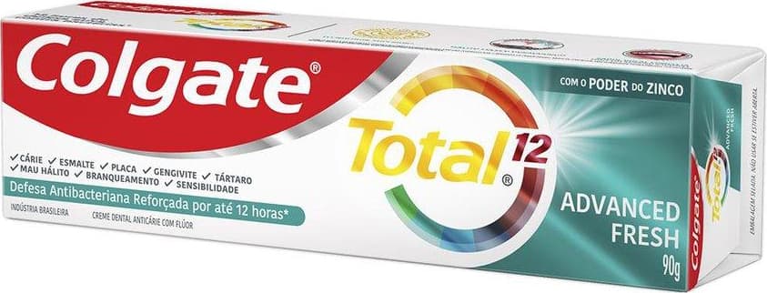 Kit Creme Dental Colgate Total 12 Advanced Fresh 90g com 6 unidades