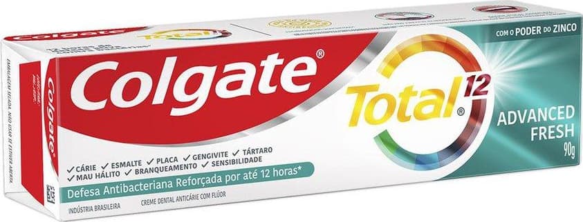 Kit Creme Dental Colgate Total 12 Advanced Fresh 90g com 6 unidades