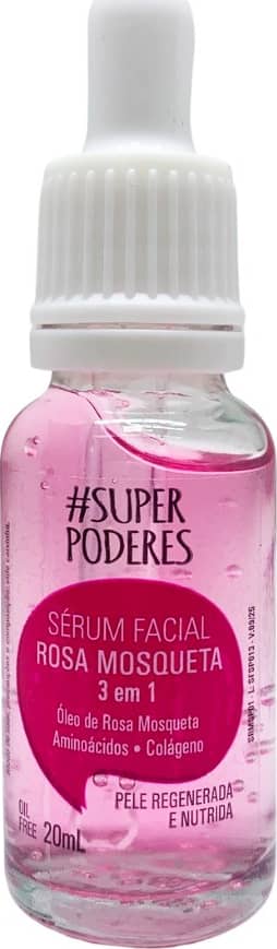 Sérum Facial Super Poderes Rosa Mosqueta 3 em 1 | Beleza na Web