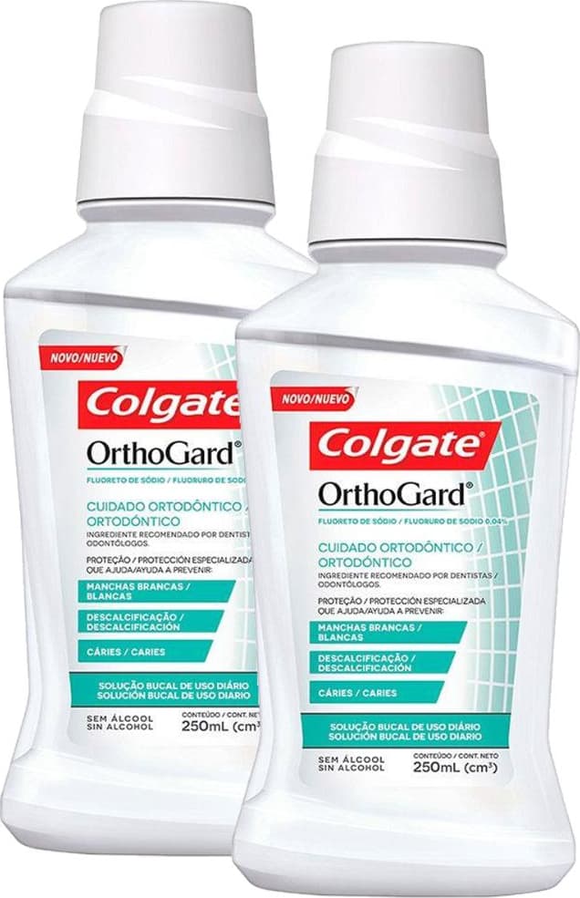 Kit C/ 2 Solução Bucal Colgate OrthoGard 250ml