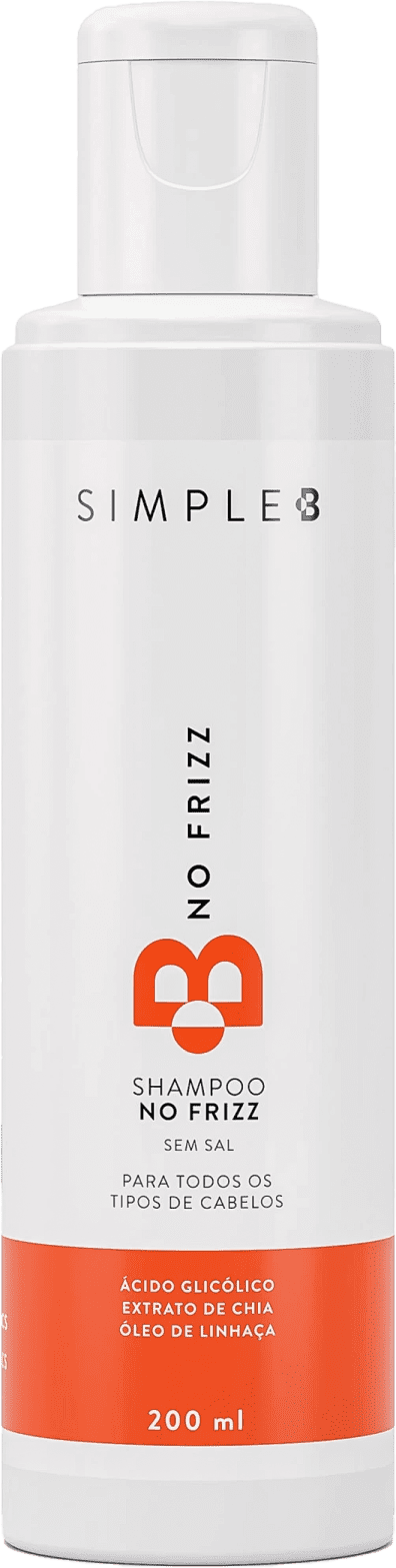Shampoo Simple B No Frizz | Beleza na Web