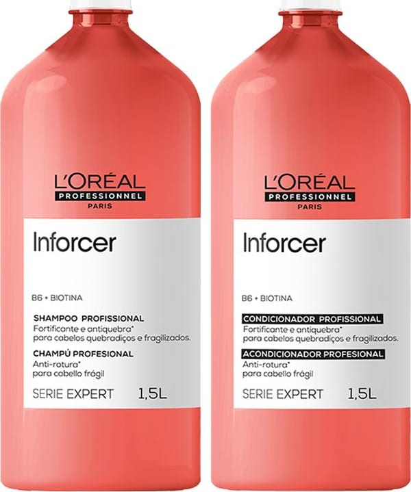 Kit L'Oréal Professionnel Serie Expert Inforcer – Shampoo e ...