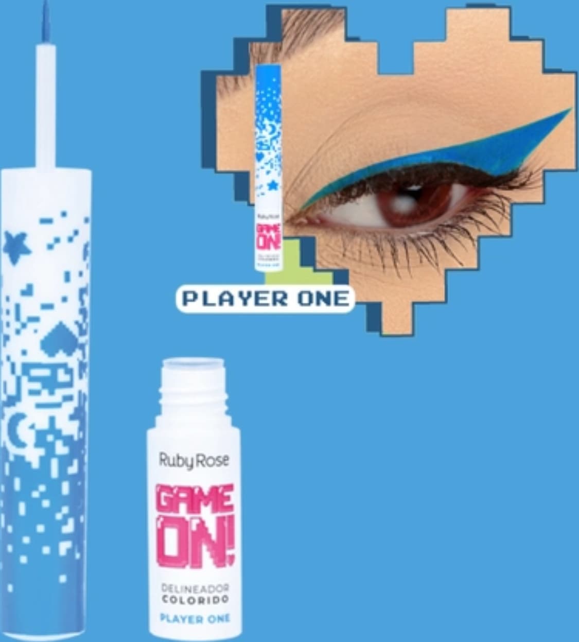 Delineador Colorido Ruby Rose Game On! | Beleza na Web