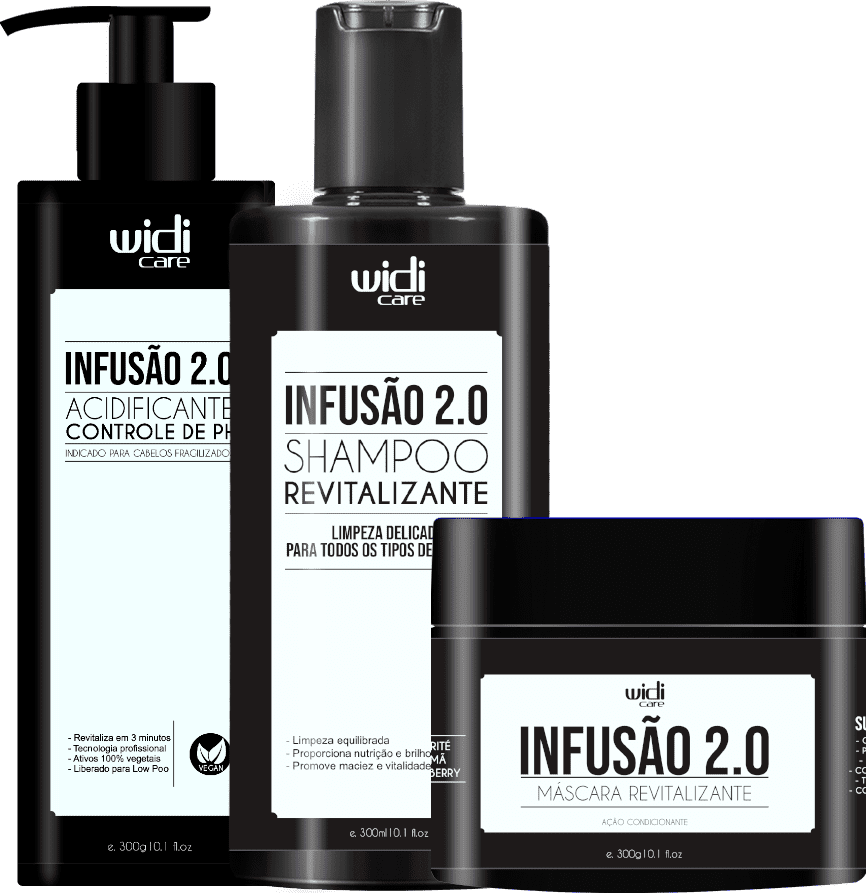 Kit Widi Care Infusão 2.0 Trio Completo | Beleza na Web