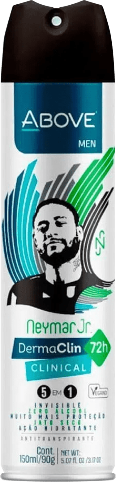 Desodorante Aerosol Antitranspirante Above Neymar Jr Men | Beleza na Web