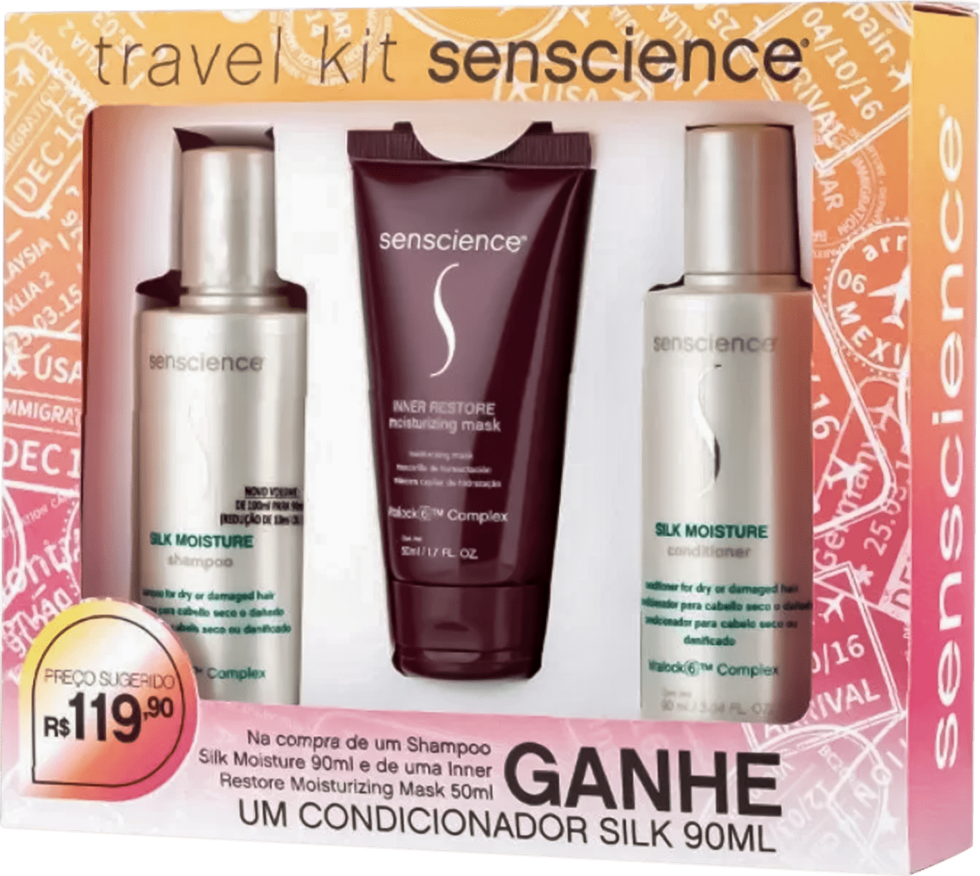 Kit Senscience Silk Moisture Moisturizing Mask | Beleza na Web