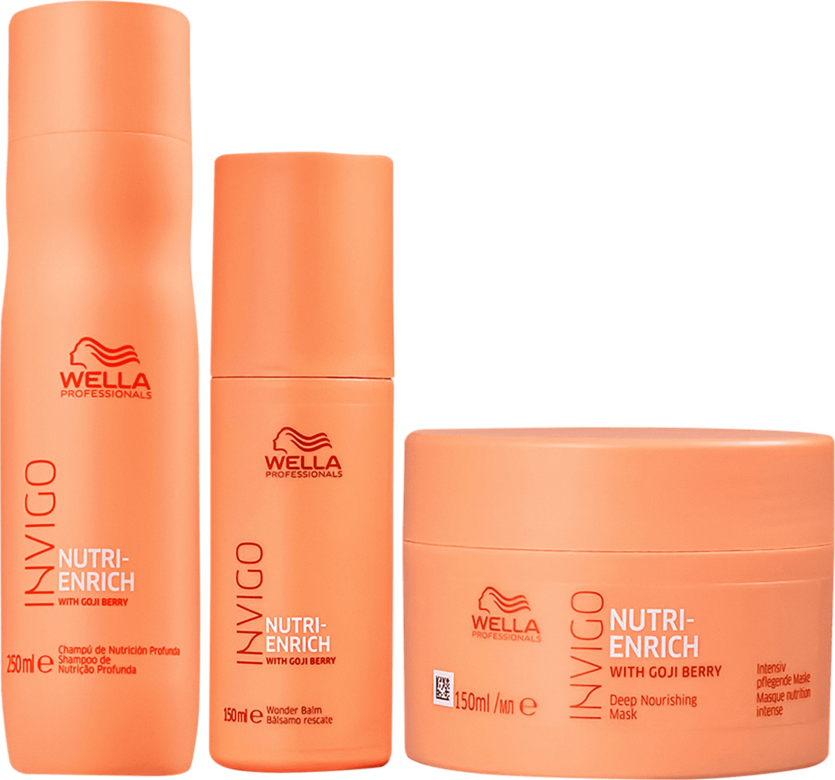 Kit Wella Professionals Invigo Nutri-Enrich Tri Mask | Beleza na Web