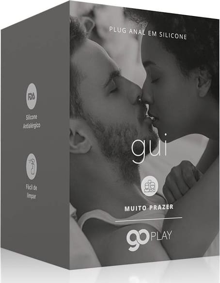 Plug Anal A Sós Go Play Gui Médio Preto | Beleza Na Web