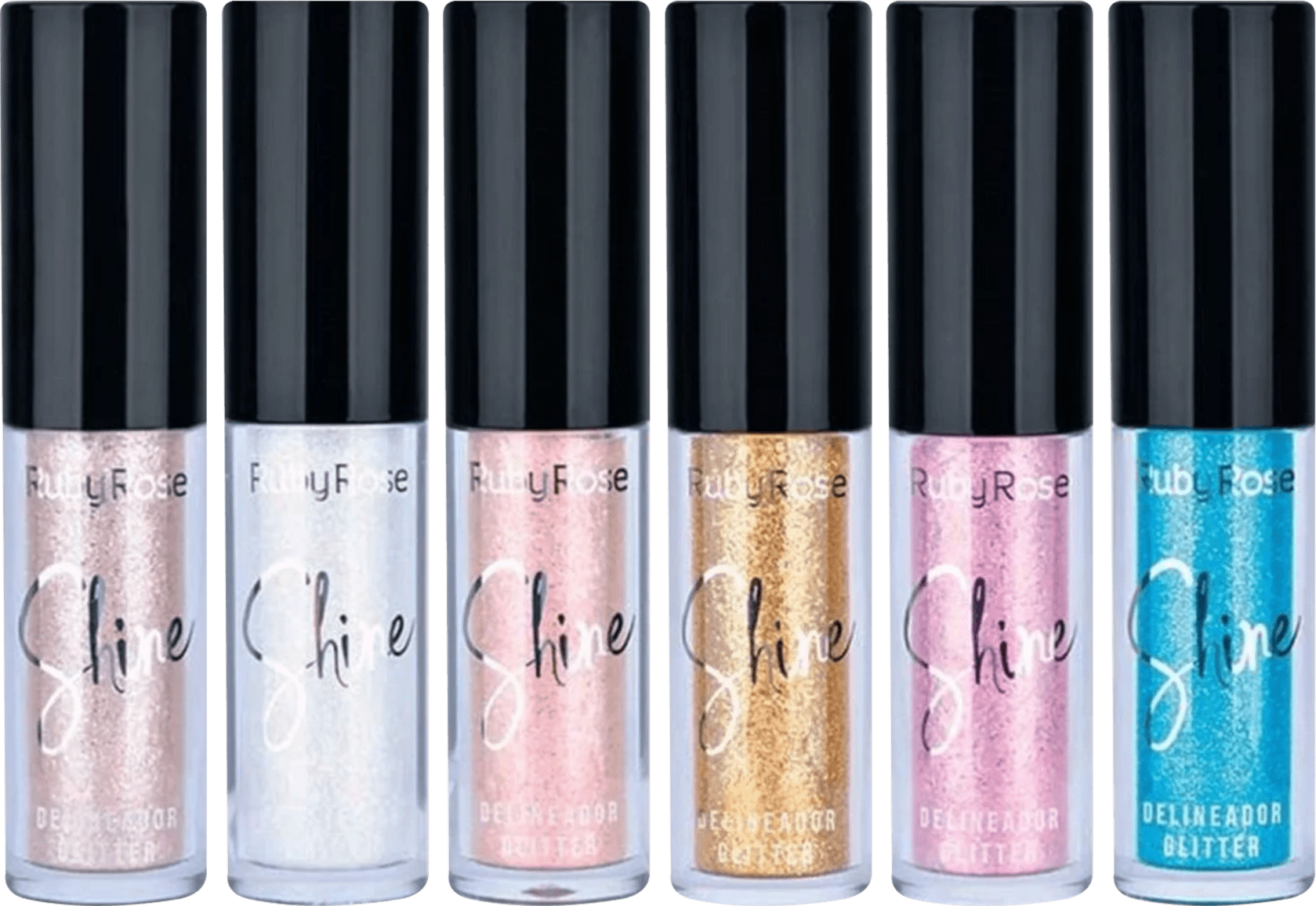 Kit Ruby Rose Glitter Shine Total Beauty | Beleza na Web