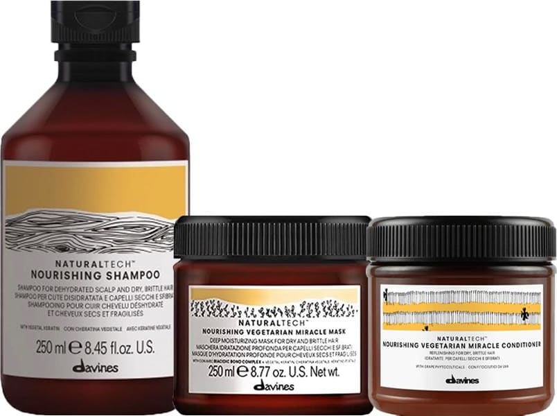 Kit Davines Naturaltech Nourishing Grow Trio | Beleza na Web