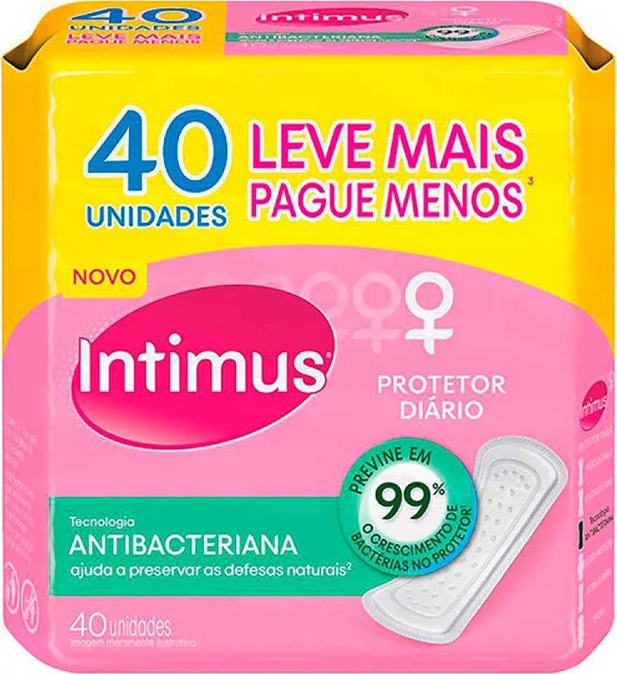 Protetor Íntimo Intimus Uso Diário | Beleza na Web