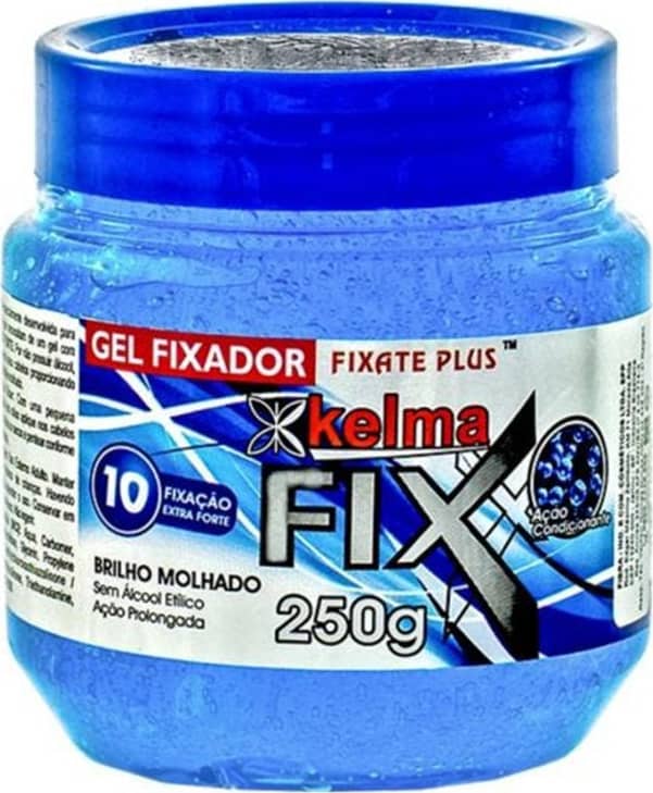 Gel Fixador Kelma Fix Extra Forte Pote Azul | Beleza na Web
