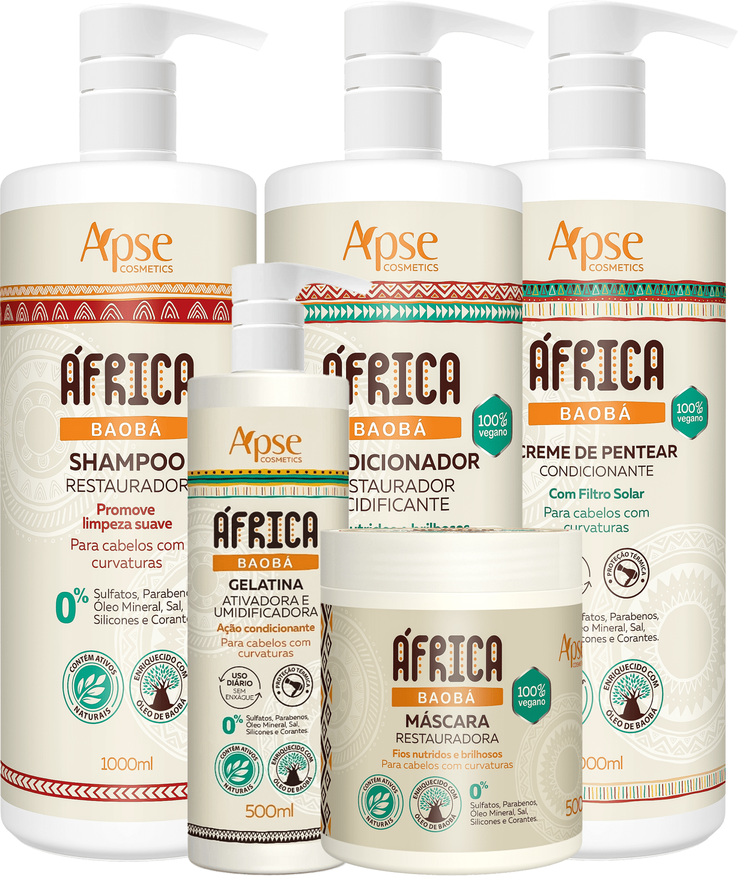 Kit Apse Cosmetics África Baobá Salon | Beleza na Web