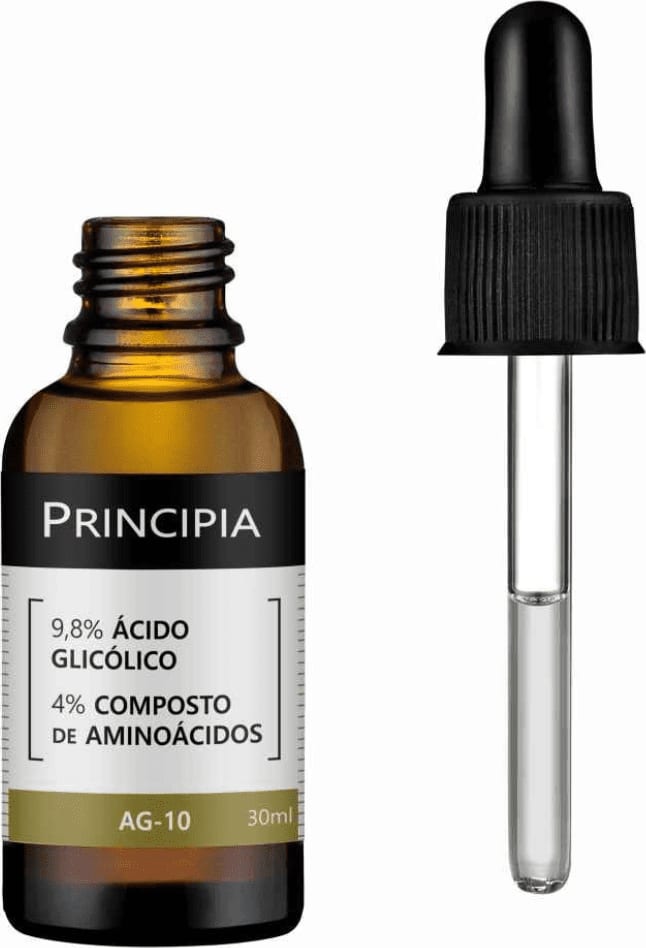Principia Sérum Skincare 9,8% Ácido Glicólico + Aminoácidos AG-10 Com 30ml