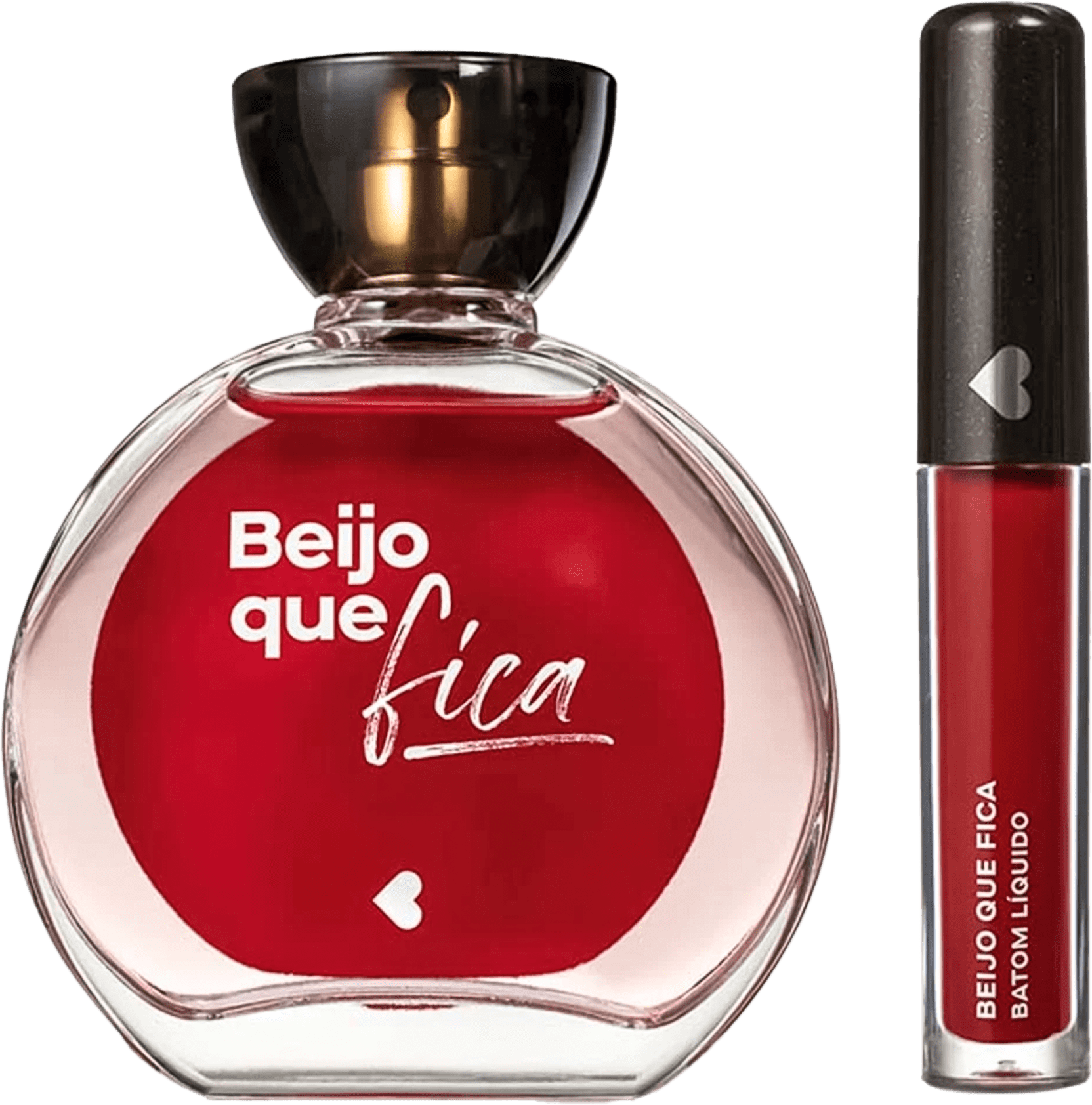 Combo Beijo que Fica: Desodorante Colônia + Batom Líquido QDB