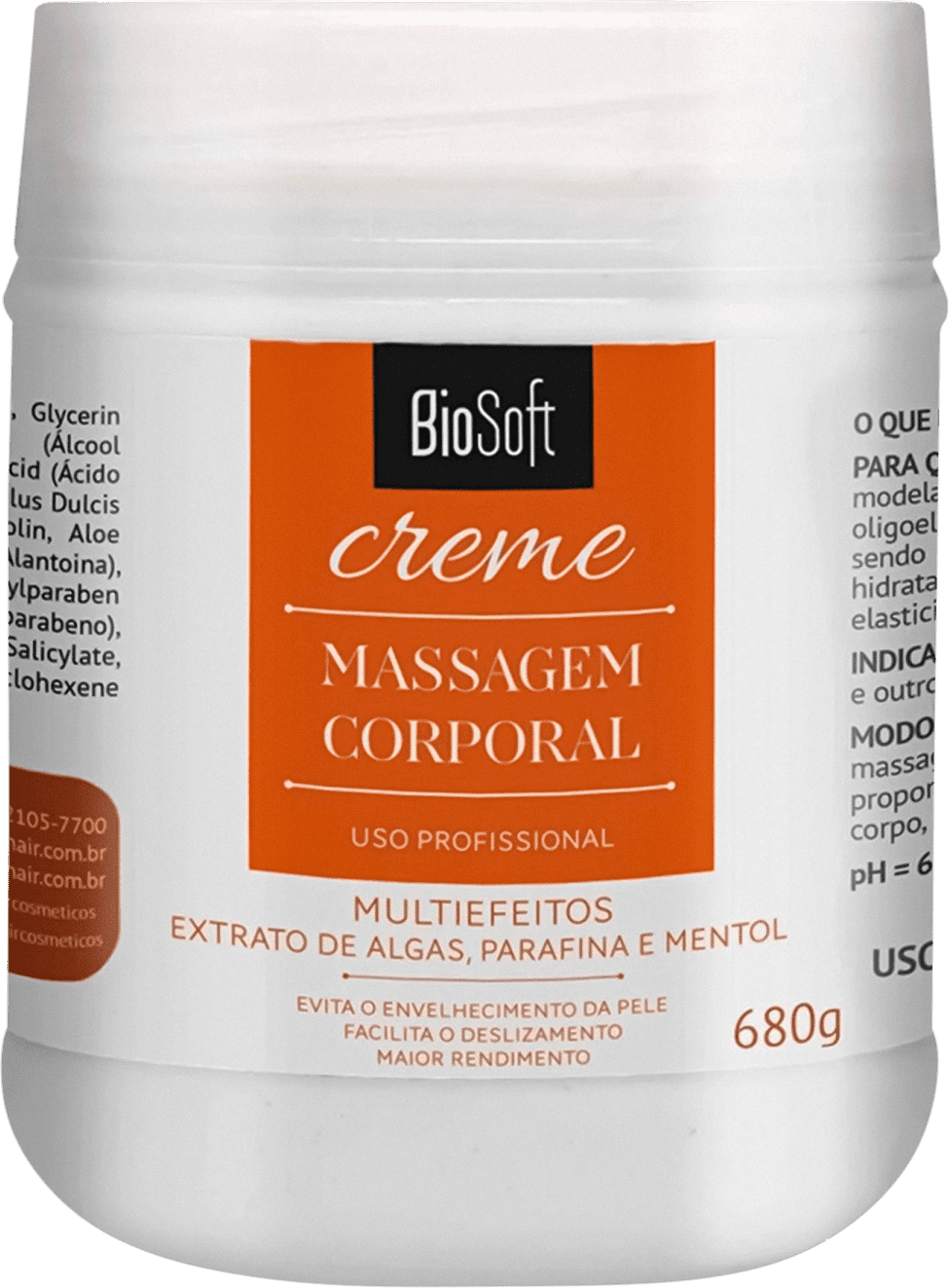 Creme de Massagem Corporal Bio Soft Multiefeitos | Beleza na Web