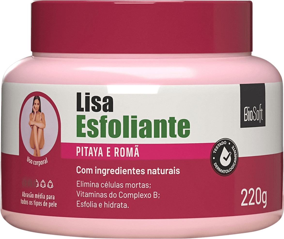 Esfoliante Corporal Bio Soft Lisa Pitaya e Romã | Beleza na Web