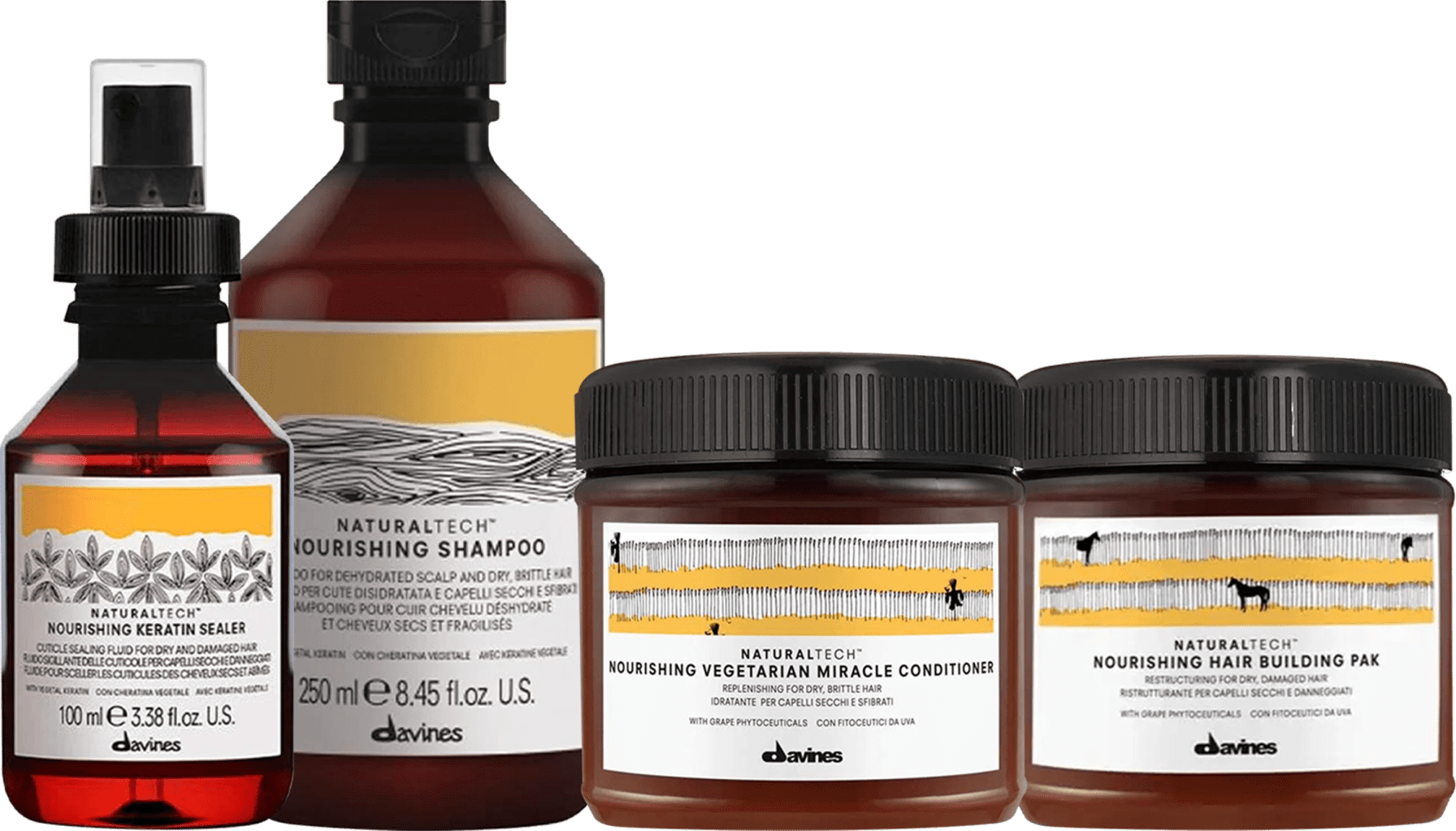 Kit Davines Naturaltech Nourishing Building Pak | Beleza na Web