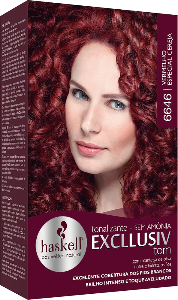 Tonalizante Haskell Excllusiv Tom 6646 Vermelho Especial Cereja ...