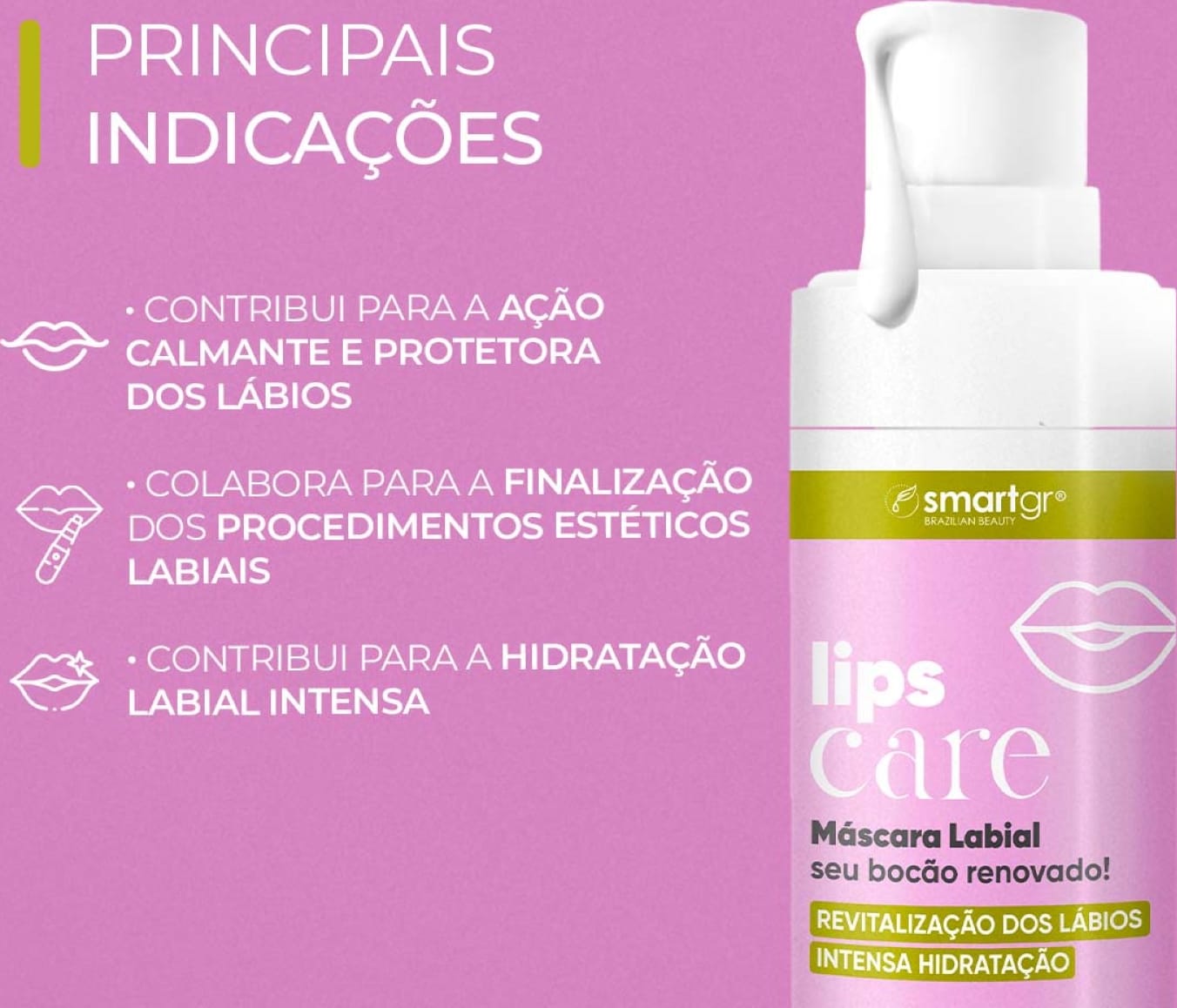Máscara Labial Smart Gr Smart Lips Care | Beleza Na Web