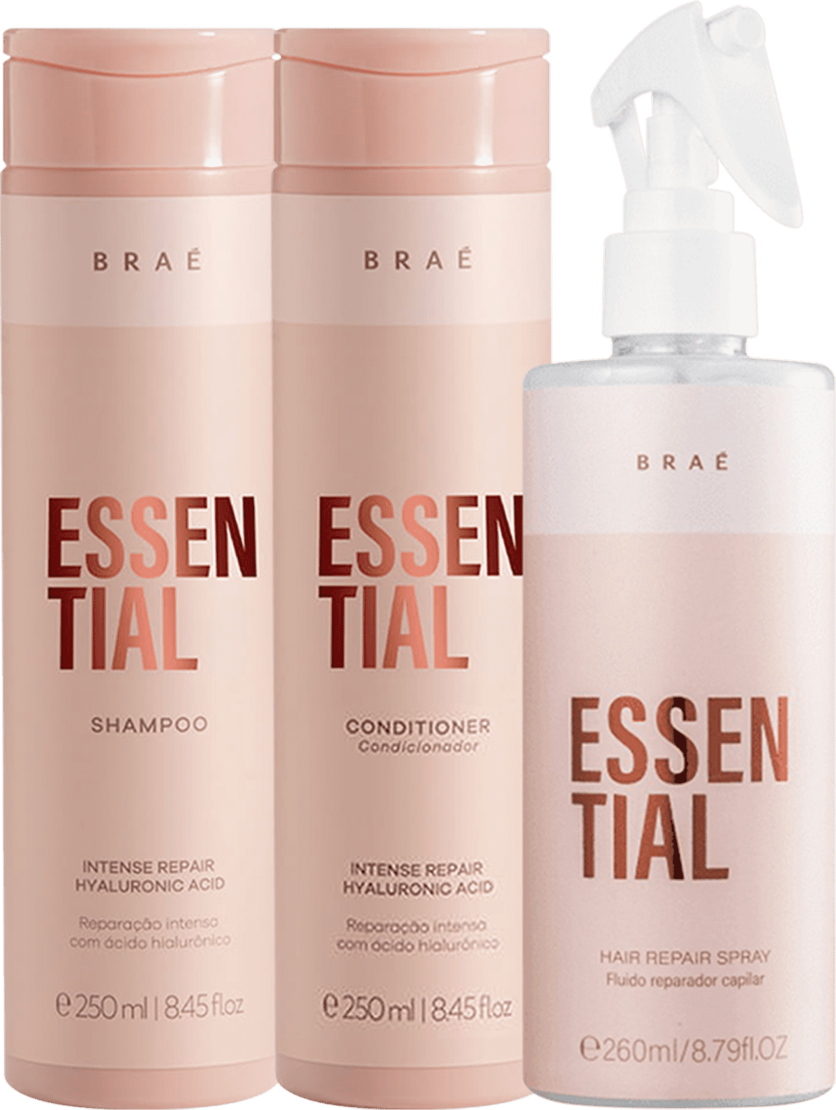 Kit Braé Essential Trio Final | Beleza Na Web