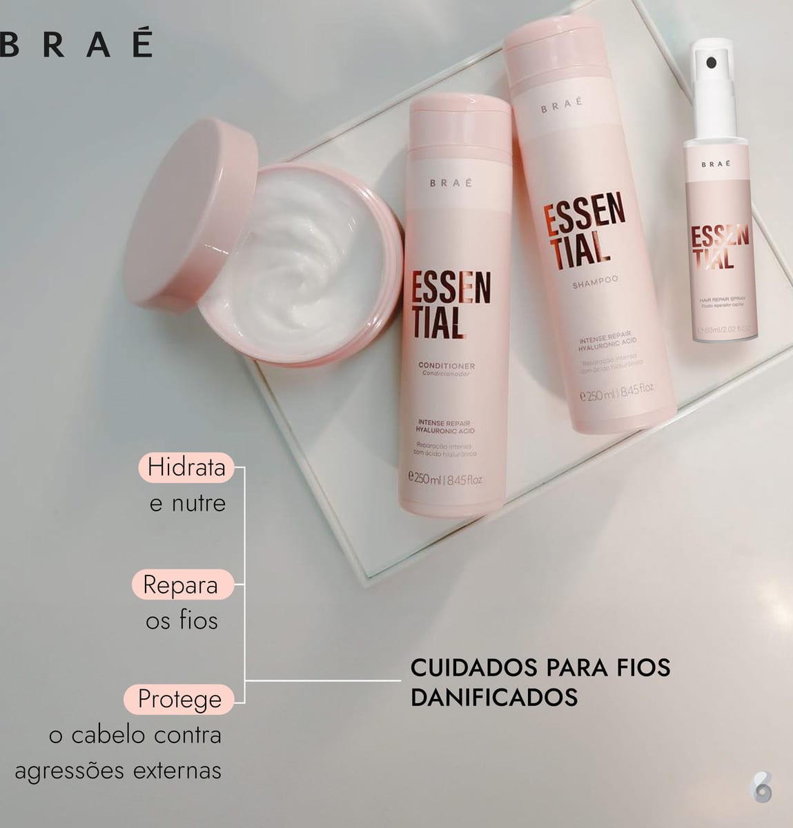 Kit Braé Essential Completo | Beleza Na Web