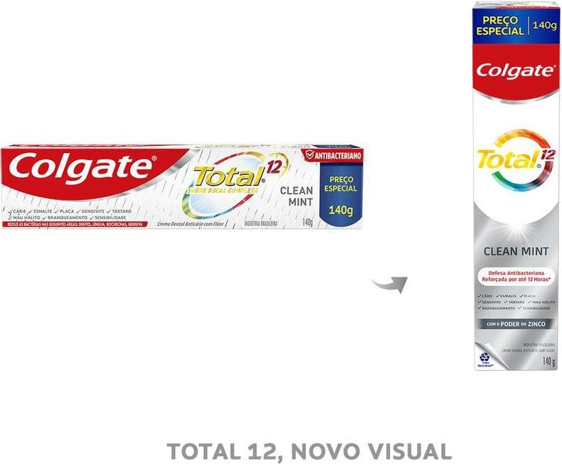 Kit Colgate Total 12 Clean Mint | Beleza Na Web