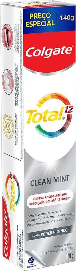 Kit Colgate Total 12 Clean Mint | Beleza Na Web