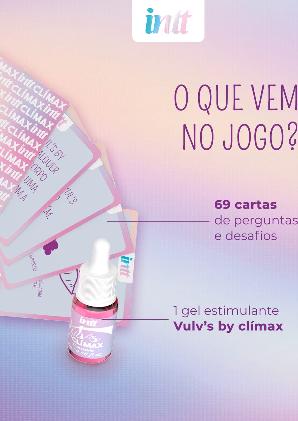 Jogo de Cartas Erótico Intt Clímax | Beleza na Web