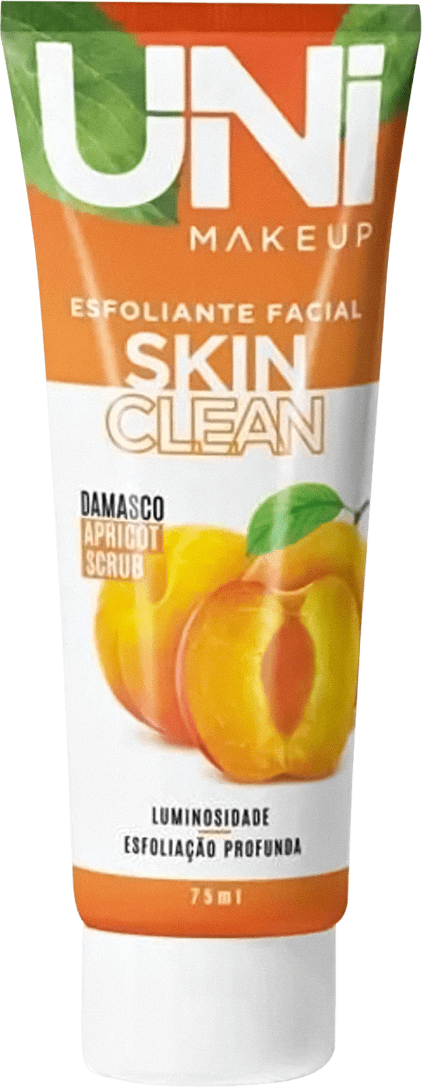 Uni Makeup Esfoliante Facial Skin Clean Damasco Apricot Scrub 75ml